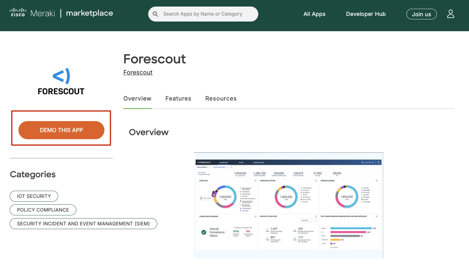 Meraki integration with Forescout - The Meraki Community