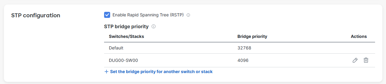 Solved: Re: STP - Stopped receiving BPDUs with loop guard enabled - The Meraki Community