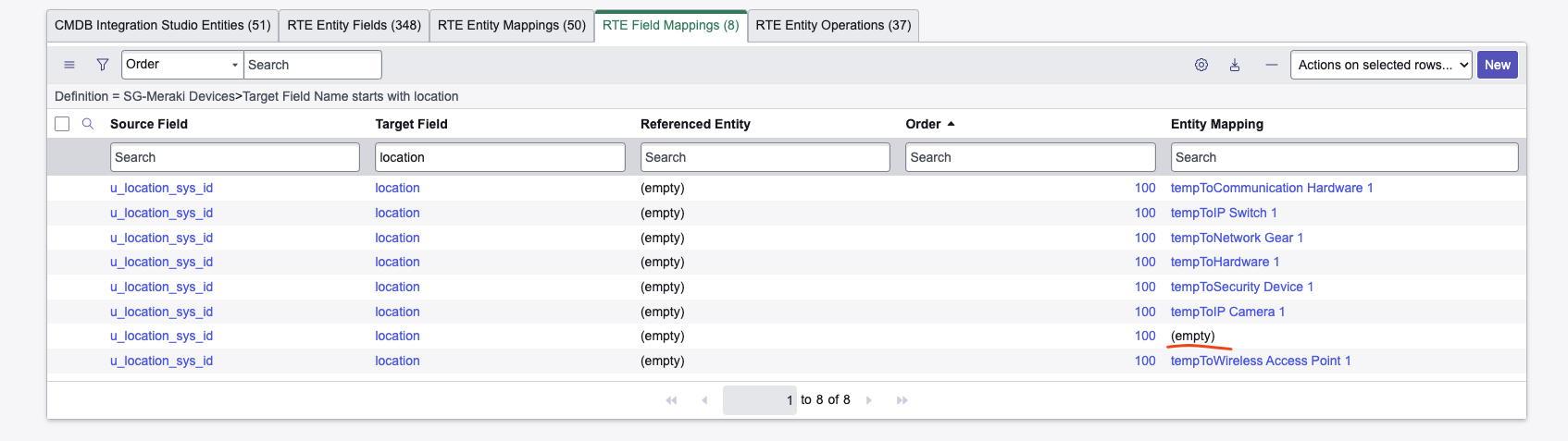 Missing entity mappings in Meraki Service Graph Connector 1.5 - The Meraki Community