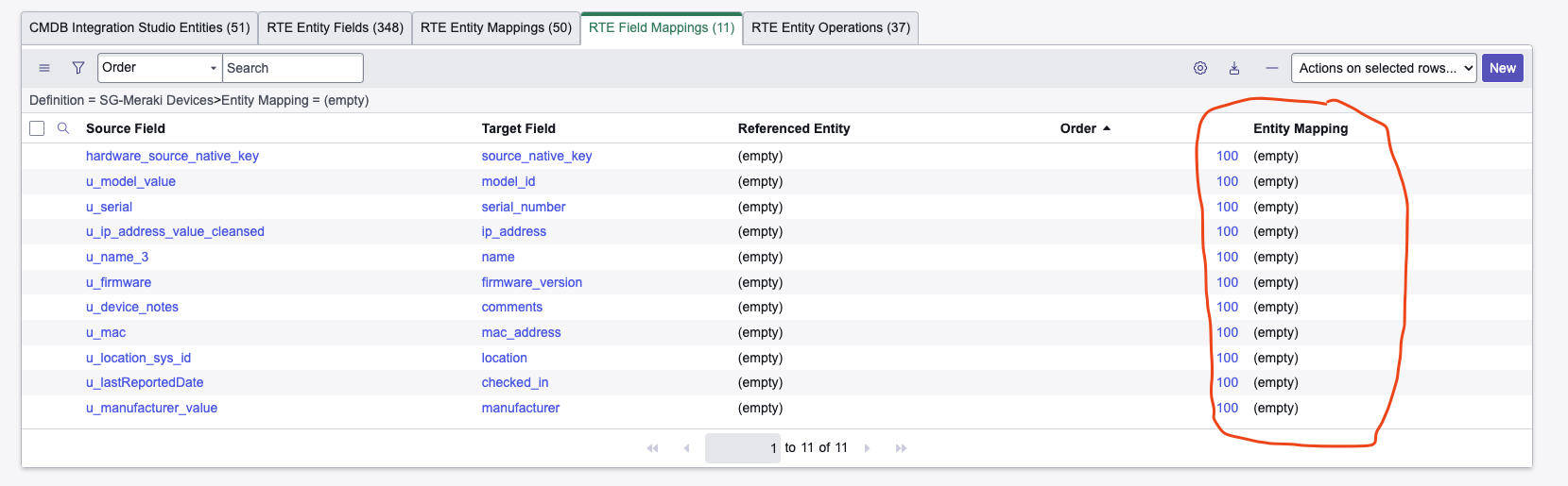 Missing entity mappings in Meraki Service Graph Connector 1.5 - The Meraki Community