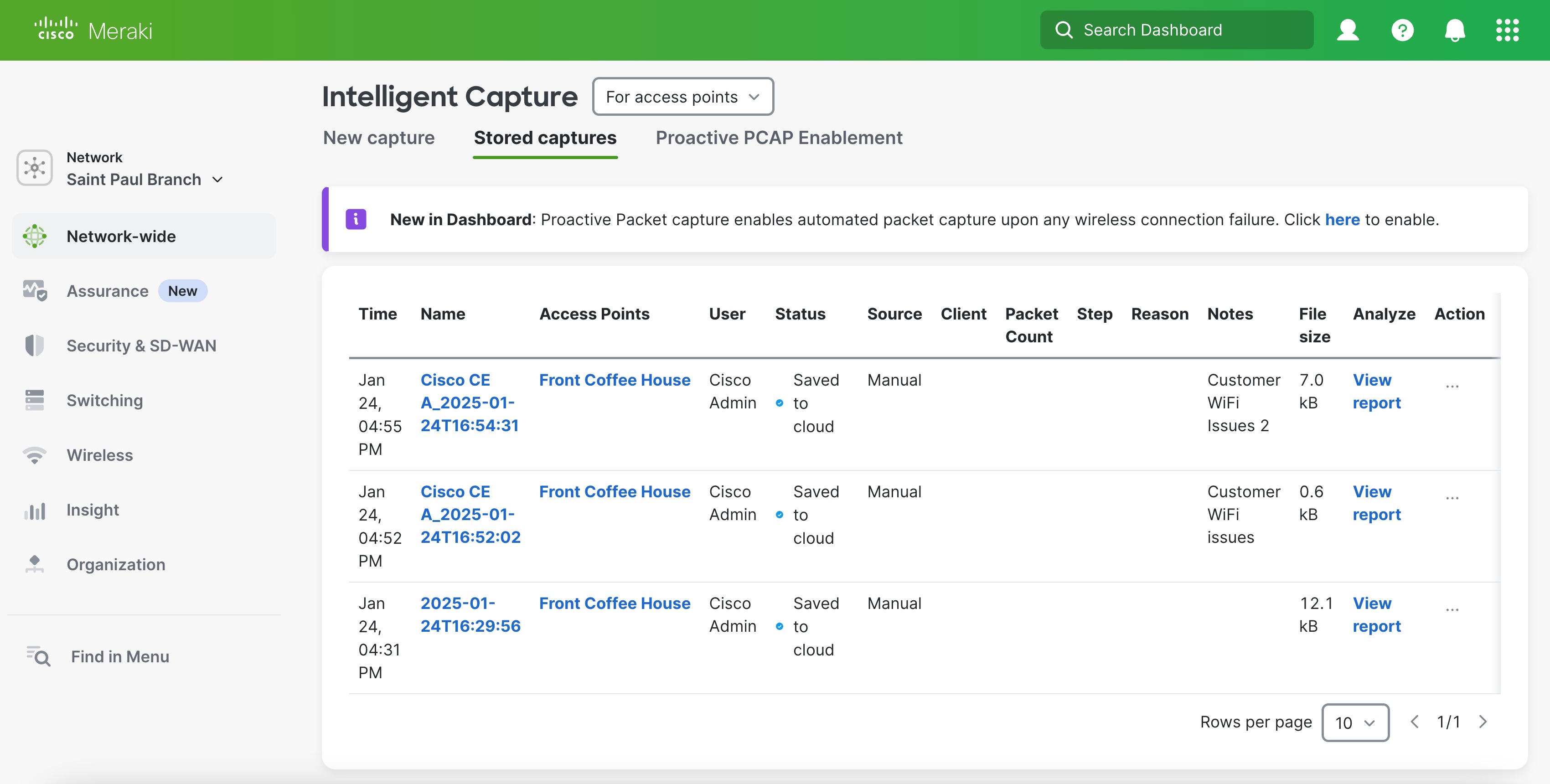 Network Nibbles: Troubleshoot Faster with Meraki Intelligent Capture ...