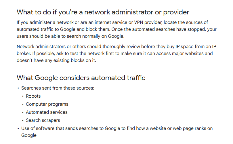 Frequent Google Search CAPCHA - The Meraki Community