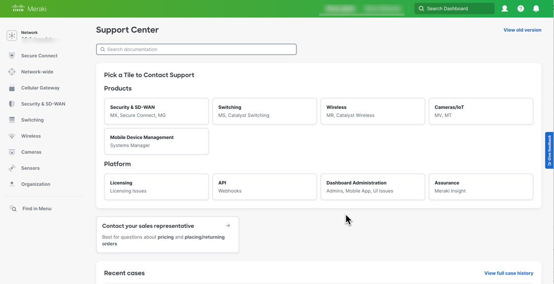 *NEW* Support Center: Submit cases efficiently for faster issue resolution - The Meraki Community