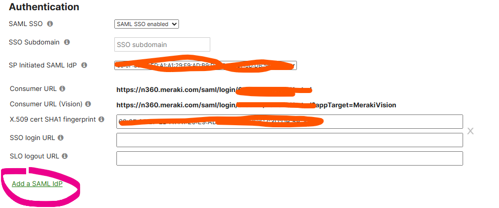 Admin user access to Meraki Dashboard - Multiple IDP and SAML - The ...