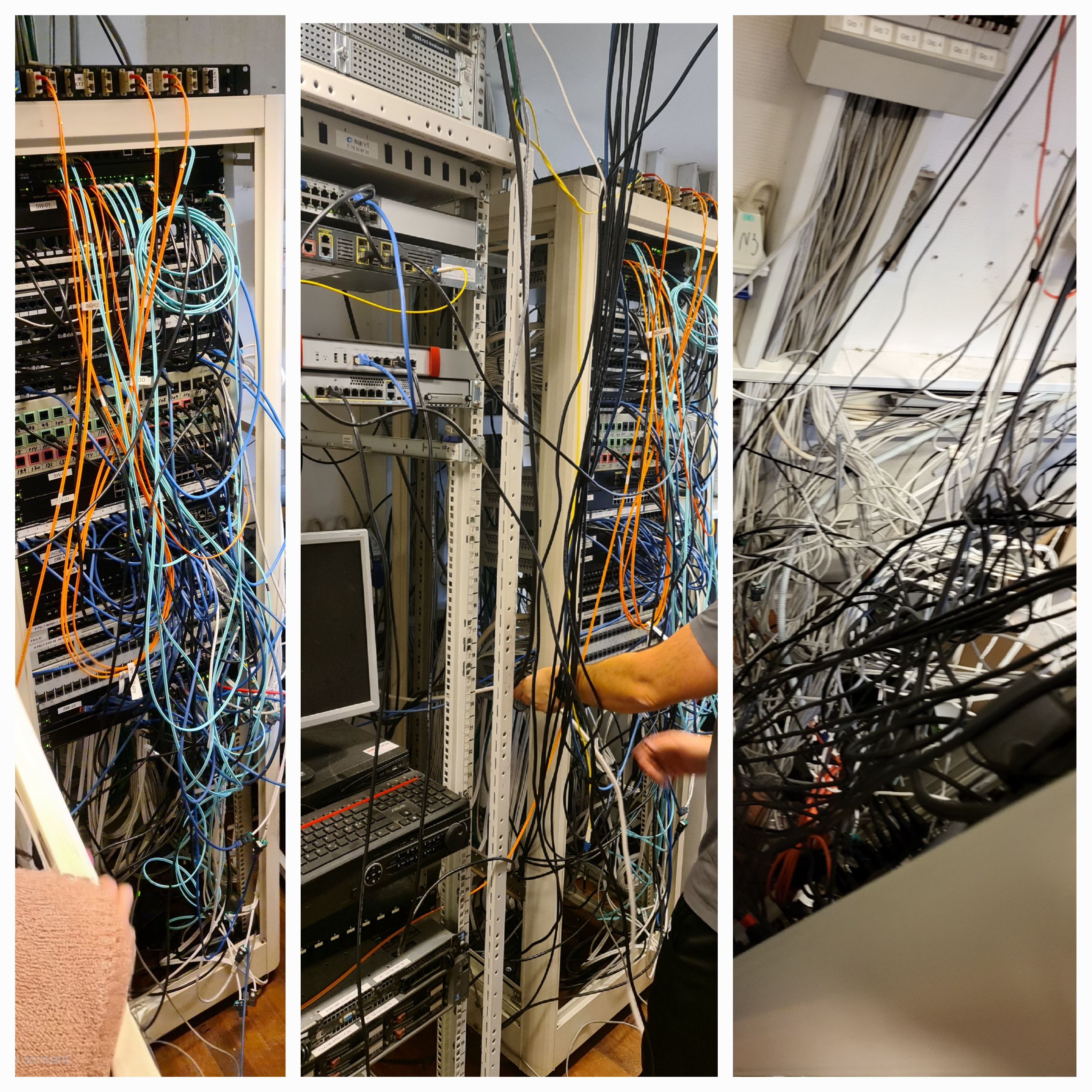 Work in progress main rack - The Meraki Community