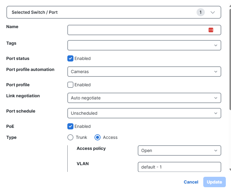 SmartPorts Automation Question - The Meraki Community