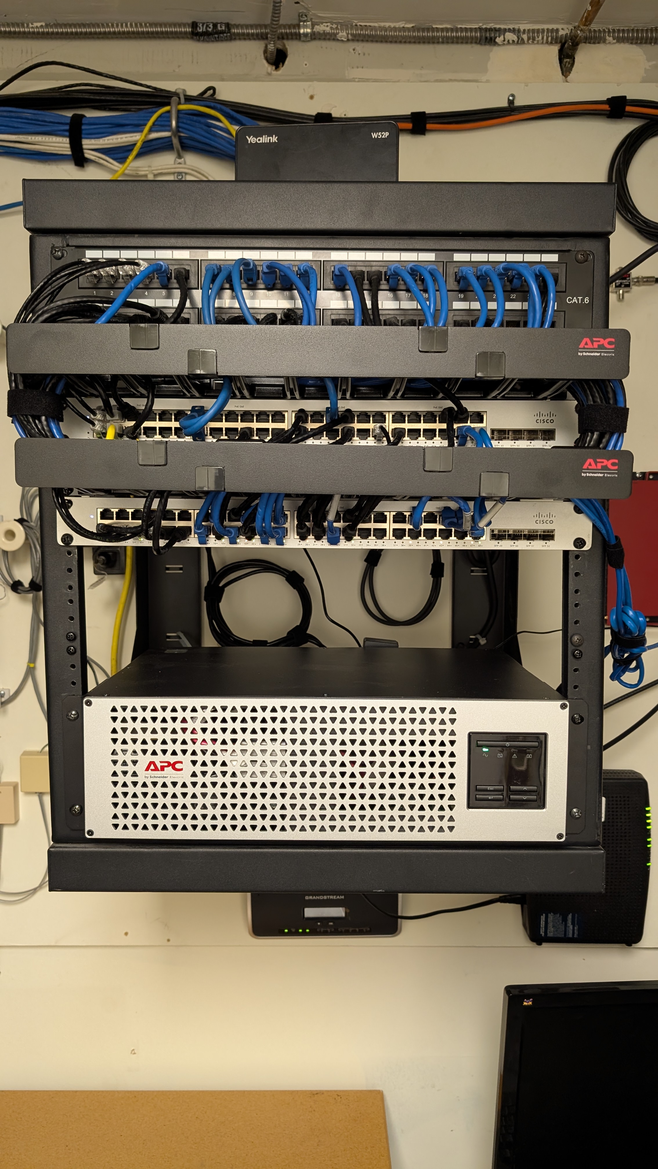 Basement network rack cleanup - The Meraki Community