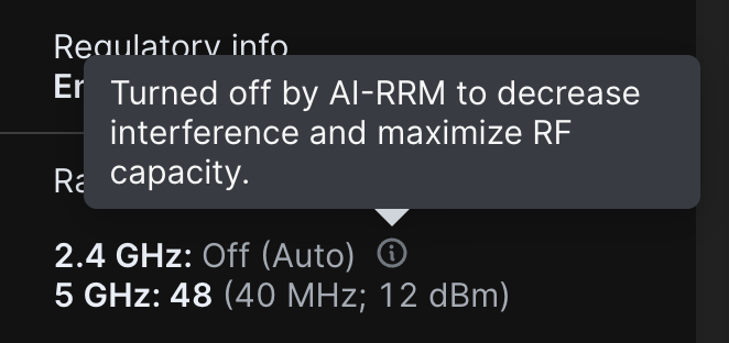 Solved: AI-RRM making dubious decisions - The Meraki Community