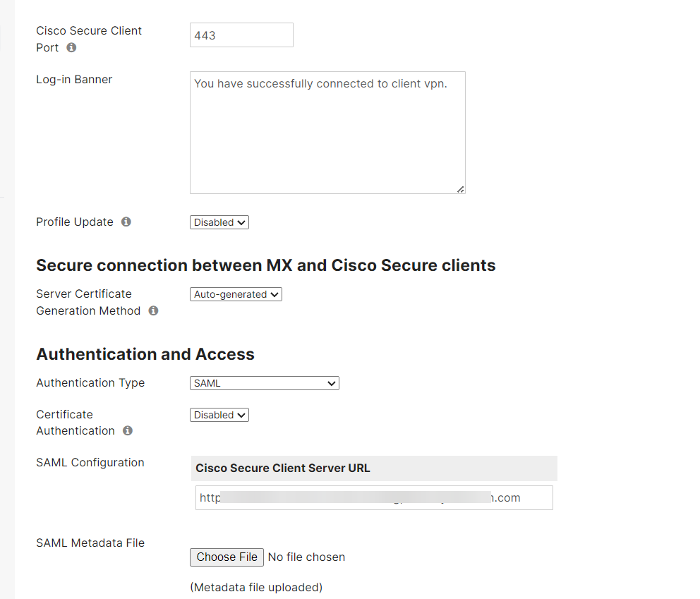 Solved Cisco Secure Client Anyconnect With Saml Doesnt Remember Server Url Or The