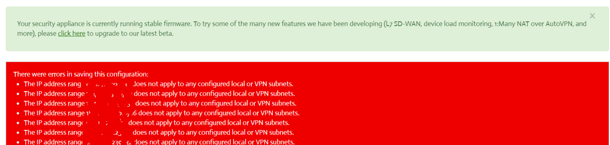 strange message on content filtering page - The Meraki Community