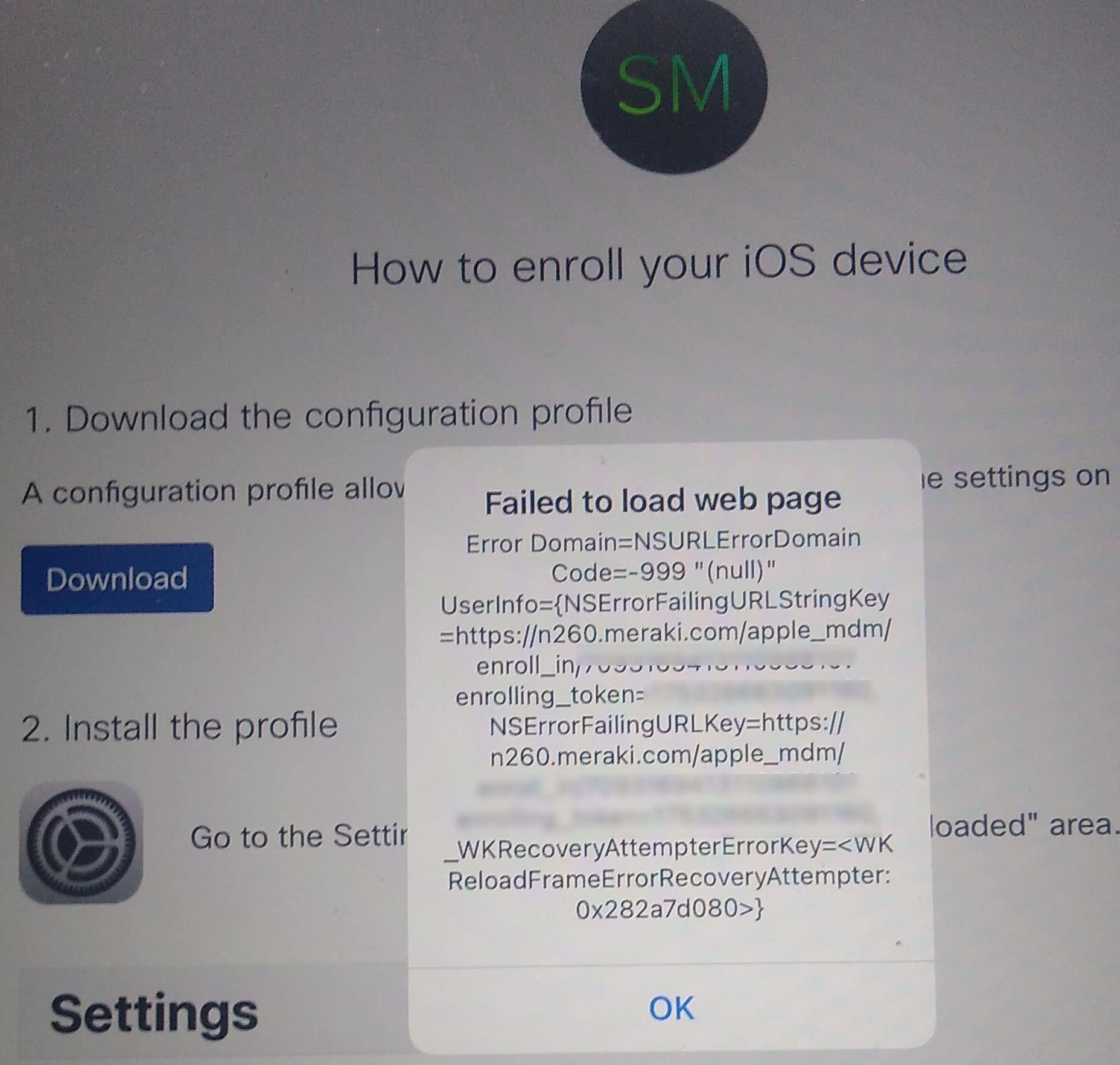 iPad enrollment issues - The Meraki Community