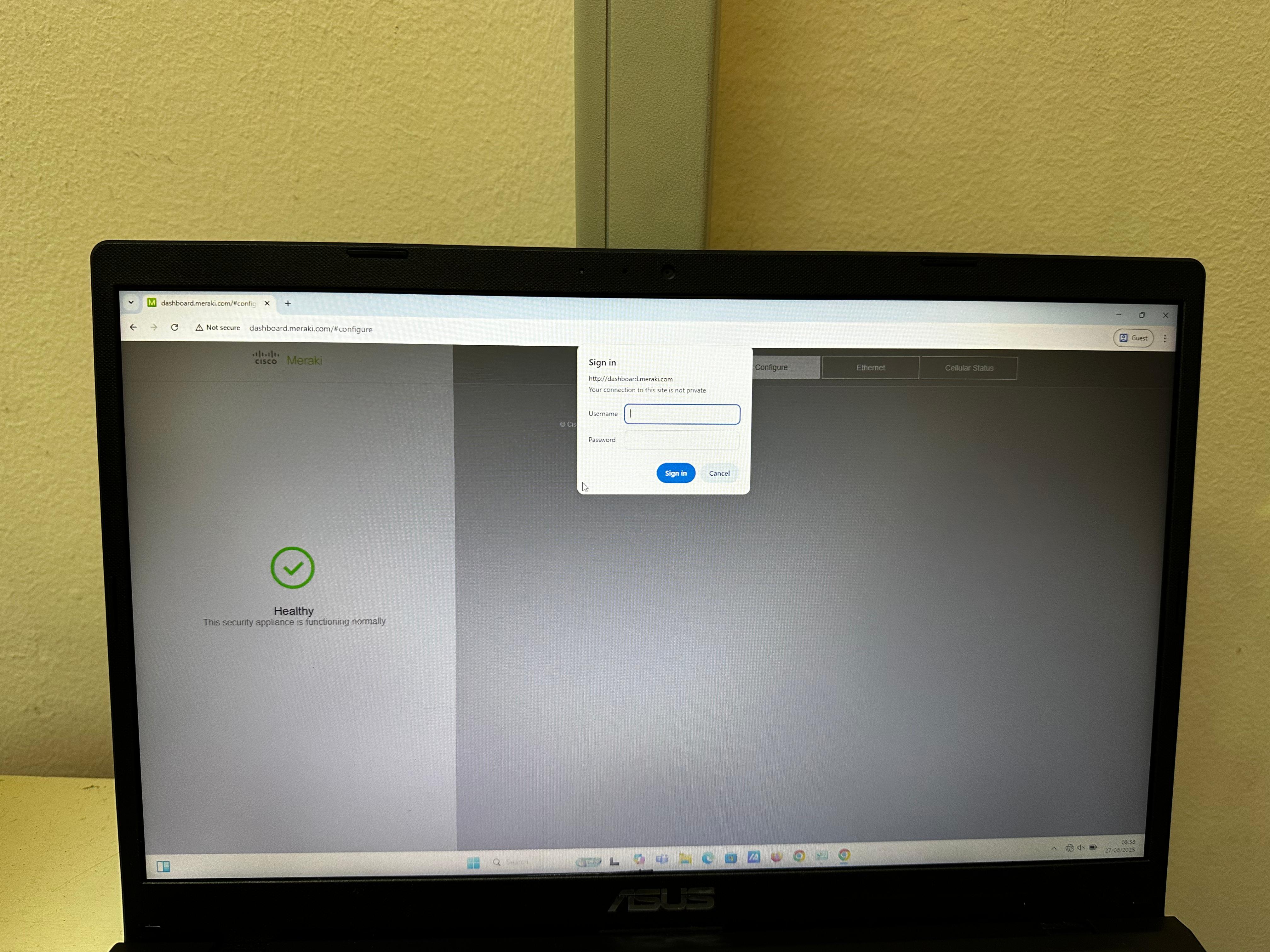 Solved: Login to management console - The Meraki Community