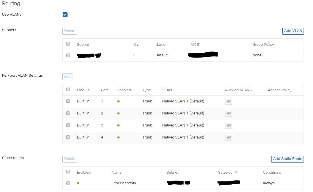 Solved: MX LAN interfaces, VLANs, and management traffic - The Meraki ...