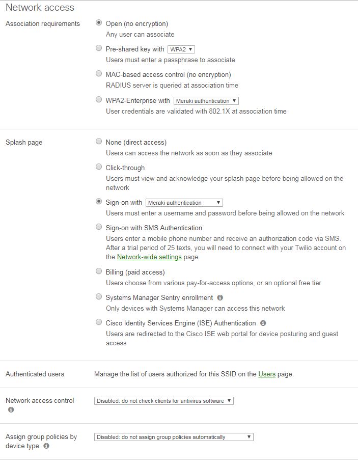 Connectivity to Meraki Network - The Meraki Community