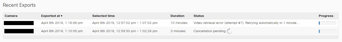 Solved: Export Video - Error - The Meraki Community