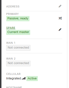 Solved: MX68CW warm spare configuration and cellular - The Meraki Community