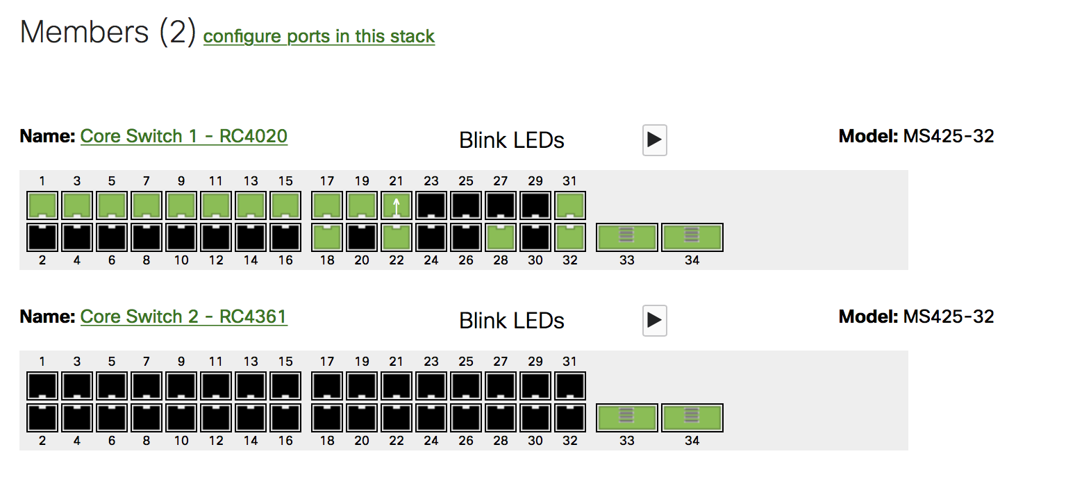 Stack Setup Issue - The Meraki Community
