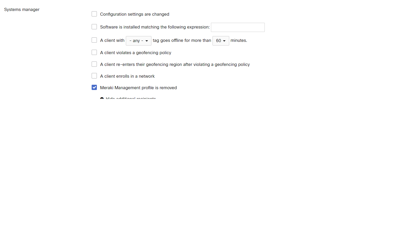 Alert - email whenever a device goes online? - The Meraki Community