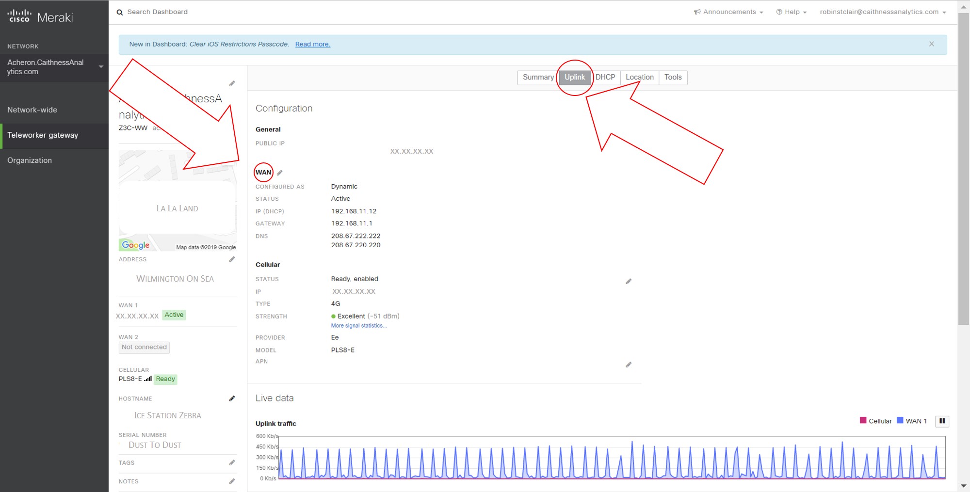 Z3 wan port - The Meraki Community