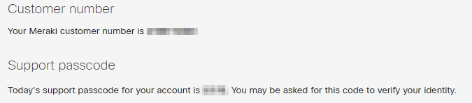 Solved: Re: Customer number, where to find in Dashboard - The Meraki ...