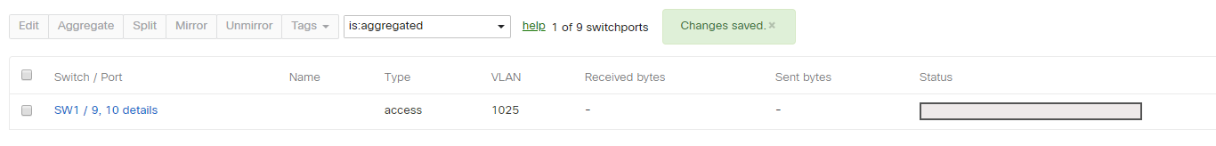 Aggr port numbers - The Meraki Community
