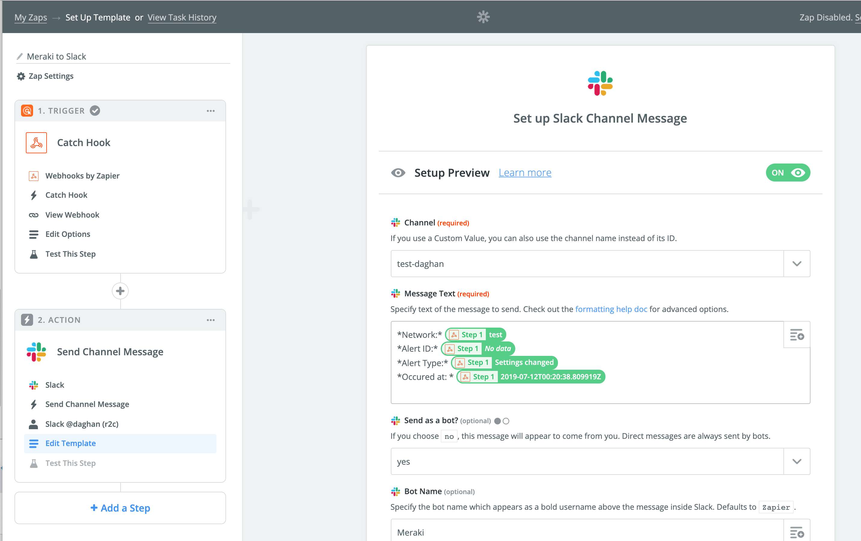 Solved: Webhooks in Slack or Teams... - The Meraki Community