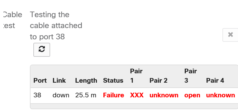 Accuracy of Cable Test with MS - The Meraki Community